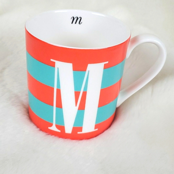 kate spade | Kitchen | Kate Spade Lenox Wickford Red Letter Day Mug ...
